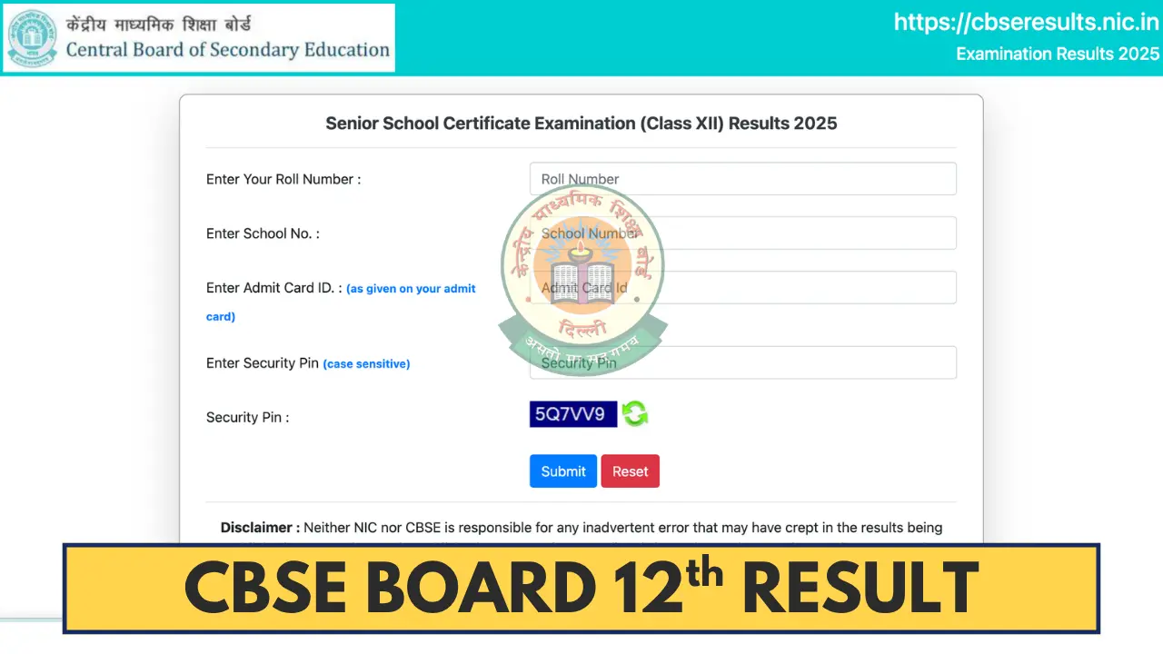 CBSE Class 12 Result 2026 Updates, Class 12 Result Date, Time - Bhavan ...